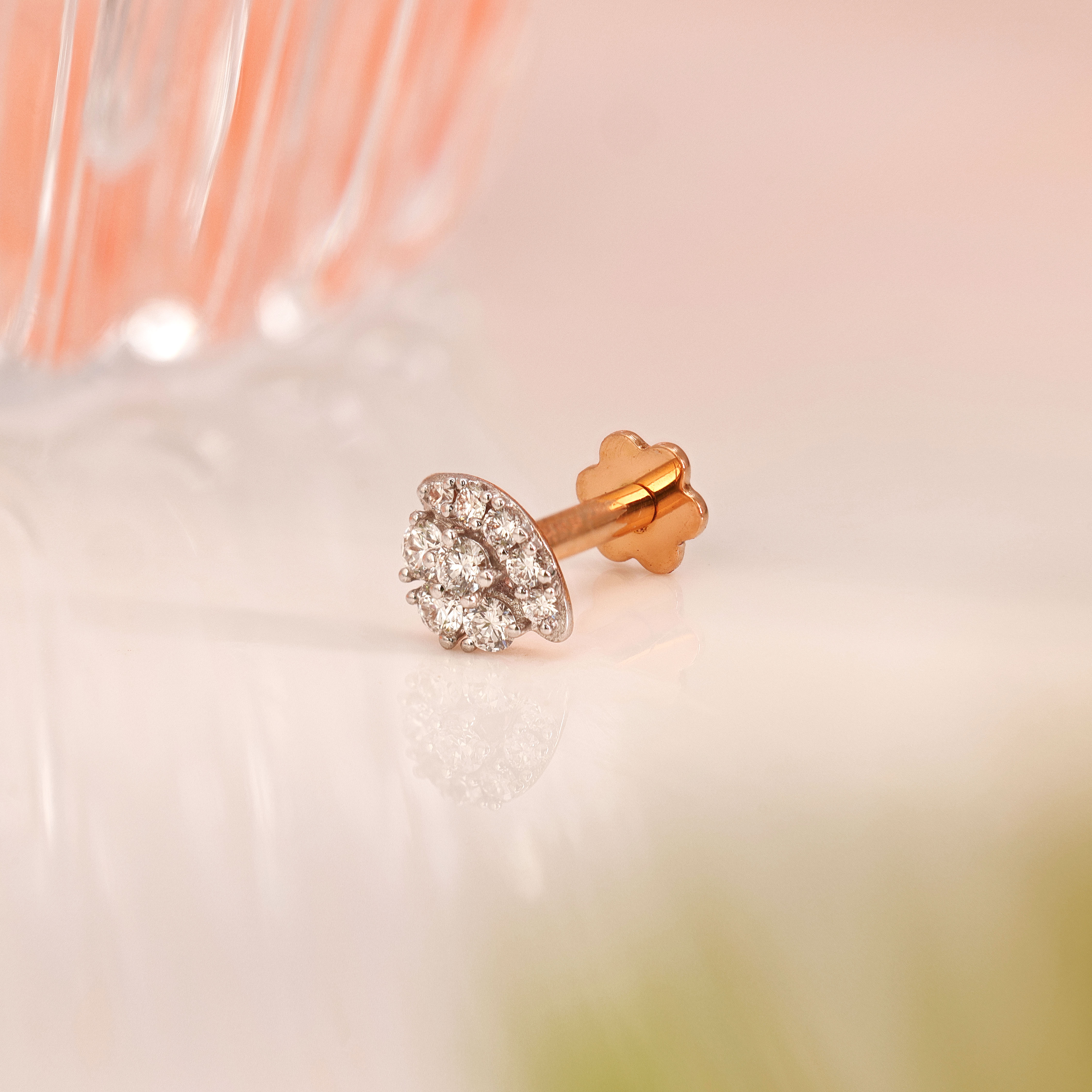 Buy Timeless Spark Diamond Nose Pin | GRT Jewellers