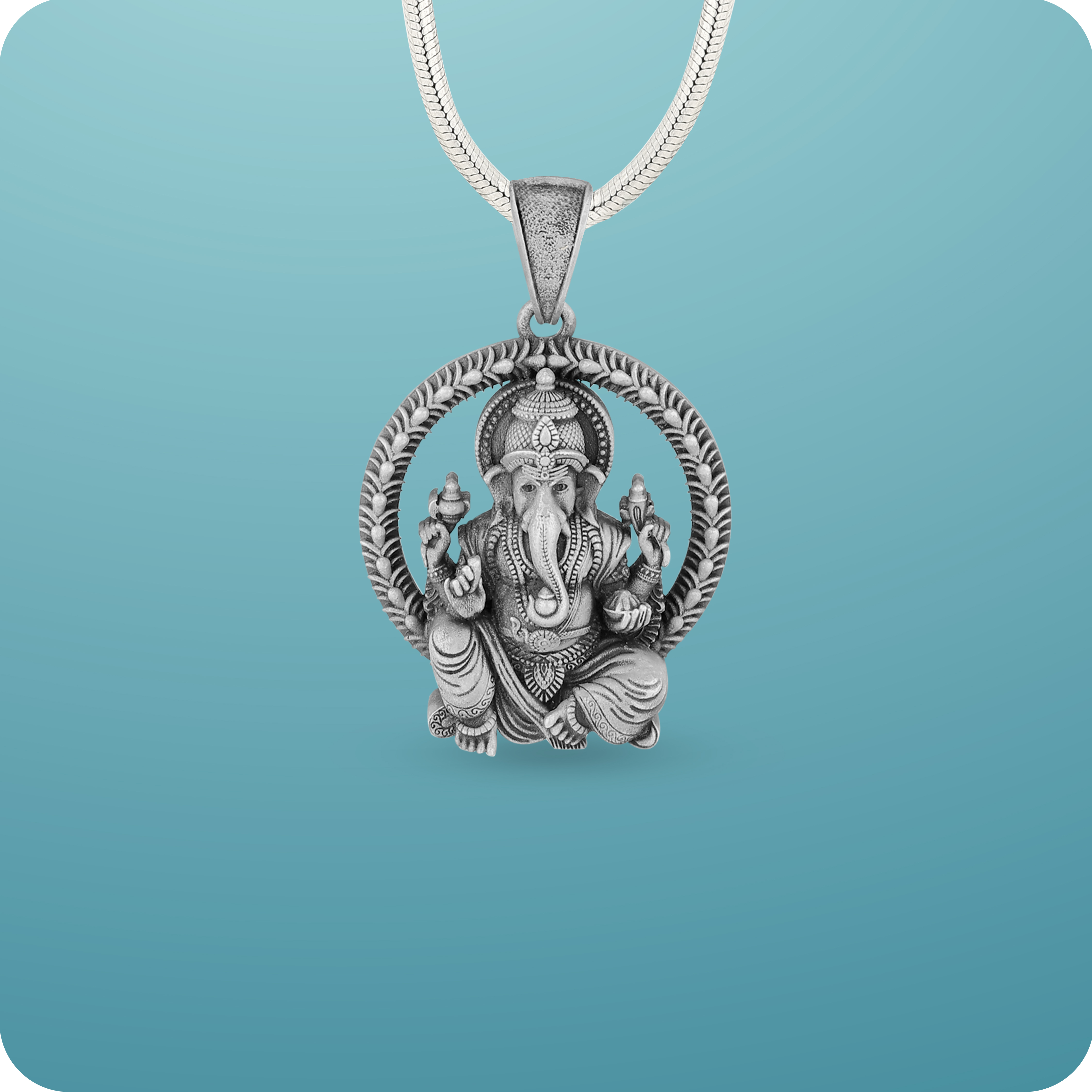 Discover Almighty Lord Ganesha Silver Pendant Collection | GRT Jewels