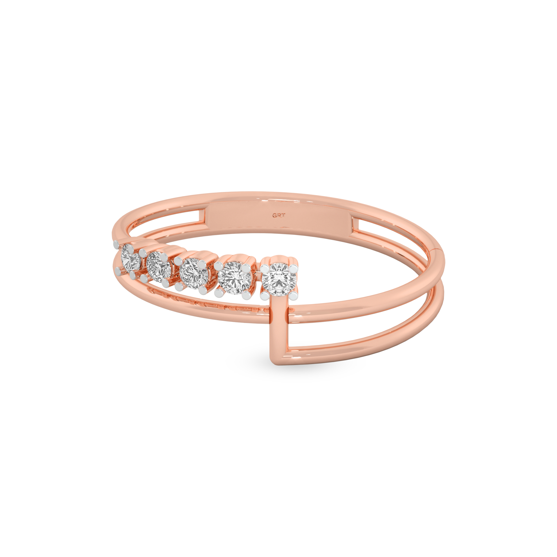 Gleaming Chic Diamond Ring