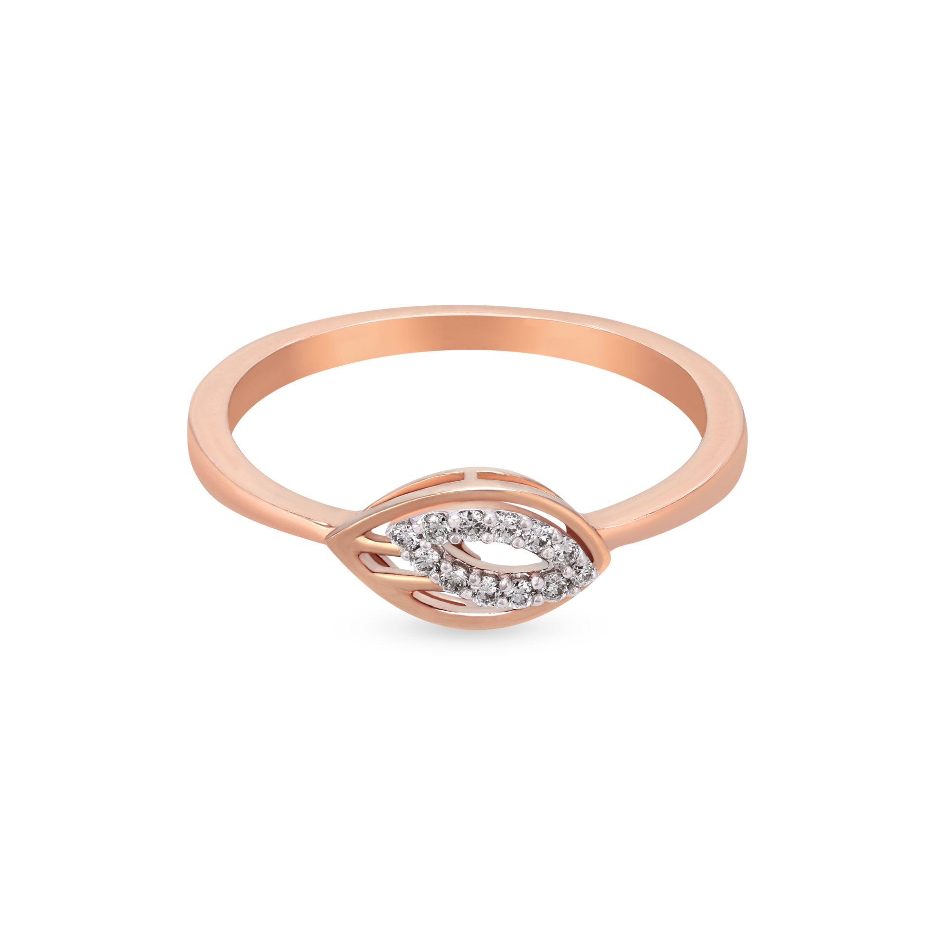 Ethereal Ellipse Shape Diamond Ring