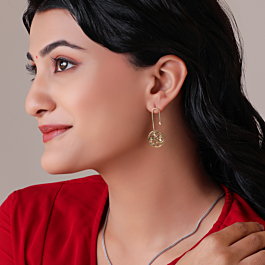 Buy Subtle Concentric Circles Silver Earrings |GRT Jewellers