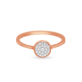 Classic Circular Shape Diamond Rings Customization 736A001871-1