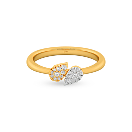 Stellar Dew Drop Diamond Ring