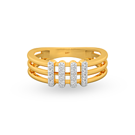 Fascinate Triple Layer Diamond Ring
