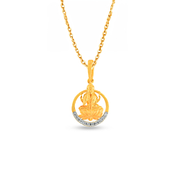 Divine Lakshmi Diamond Pendant