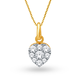Amazing Symbol Of Love Diamond Pendant