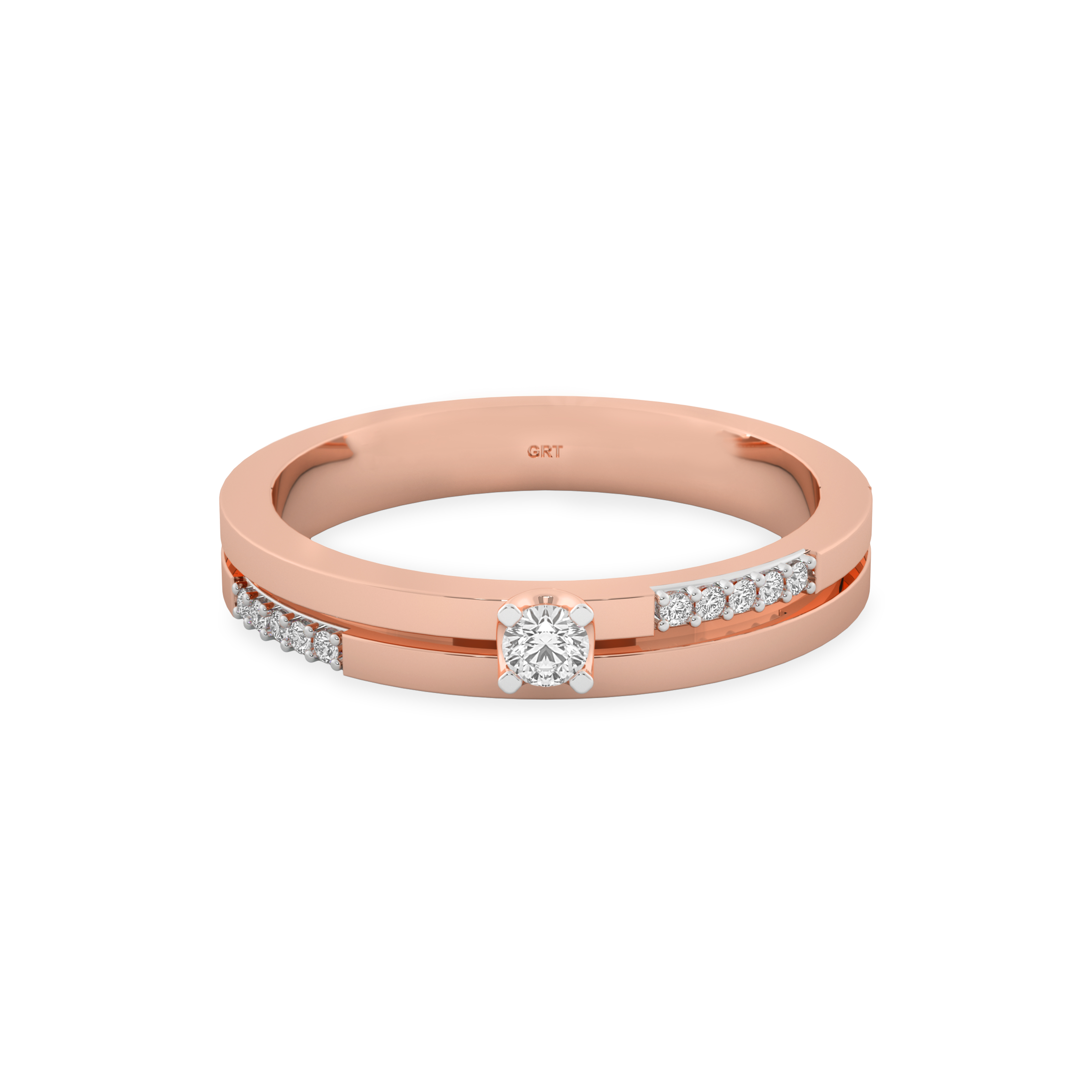 Buy Simple Sleek Diamond Ring |GRT Jewellers