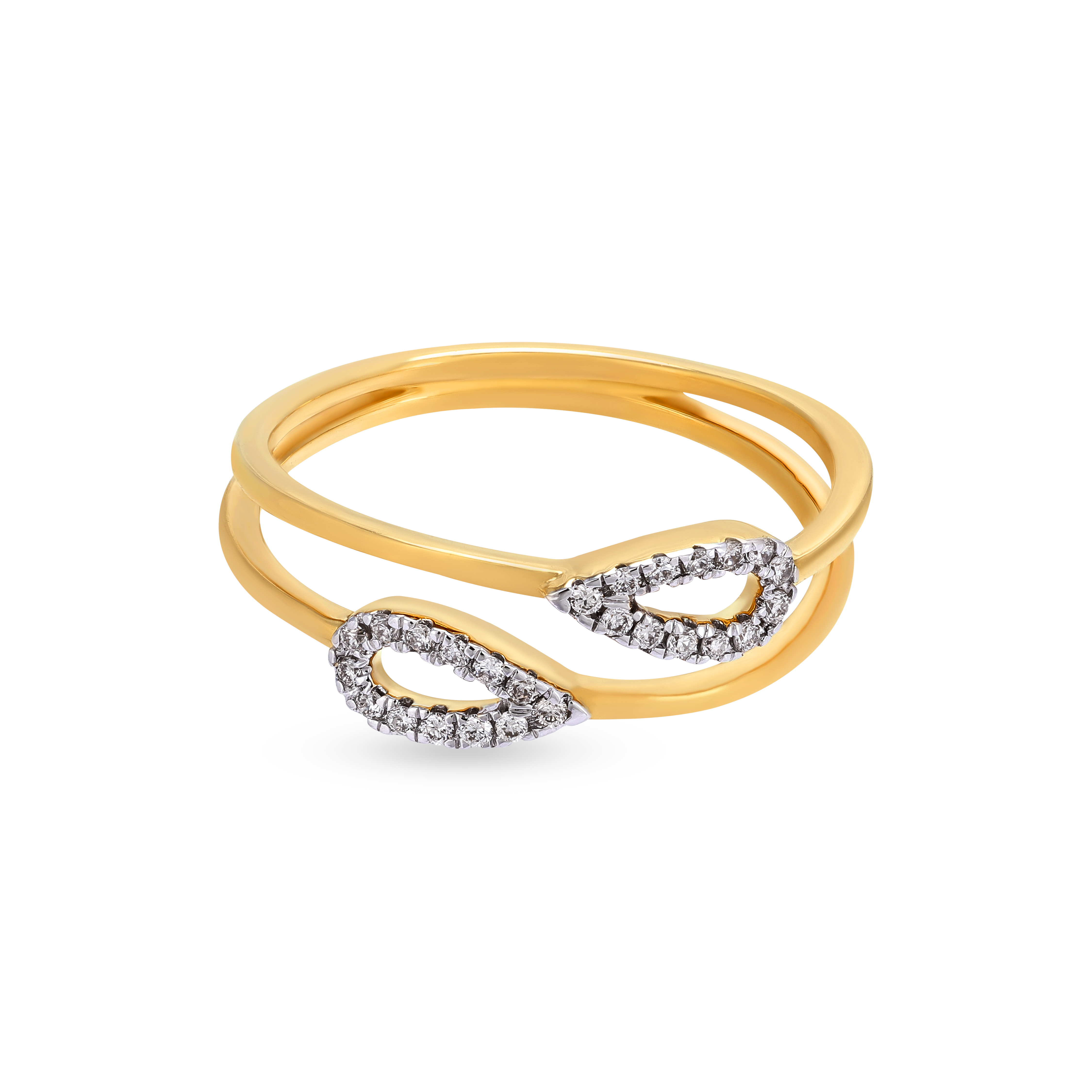 Captivating Dew Drop Pattern Diamond Ring