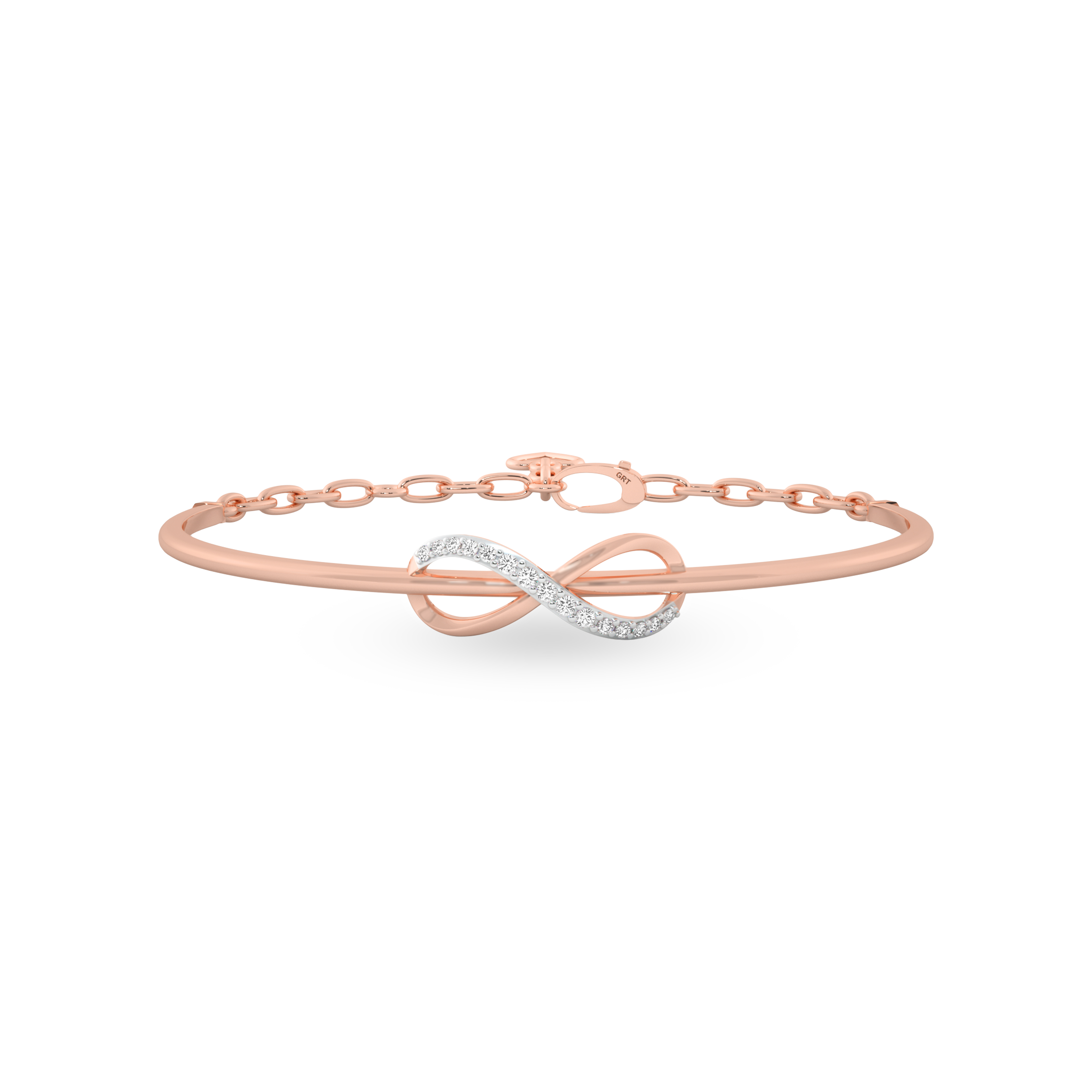 Glimmering Infinity Diamond Bracelet