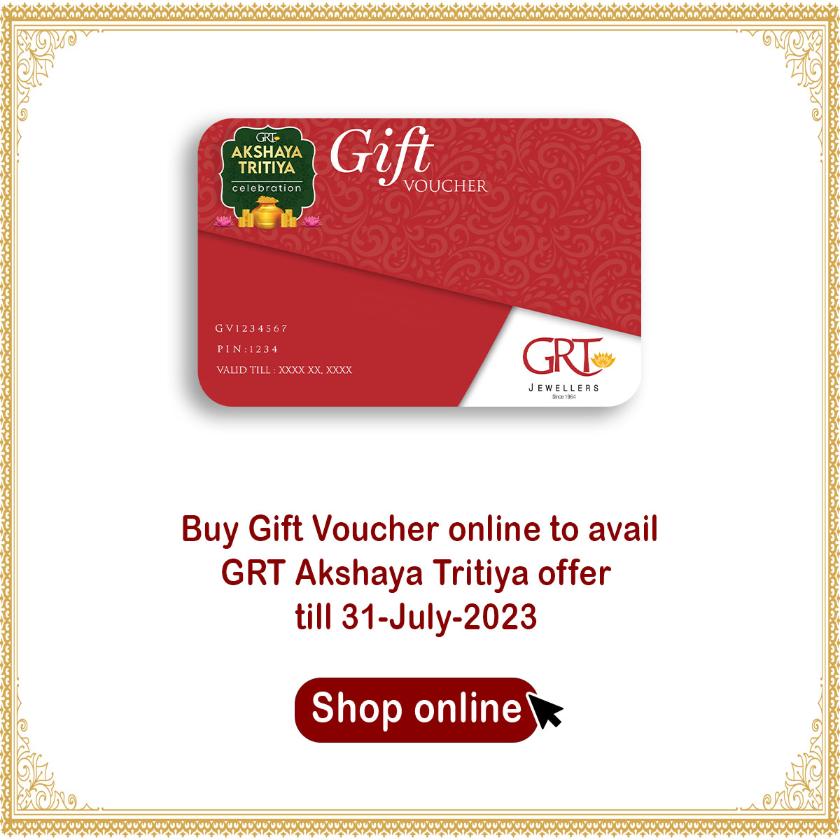 GRT Jewels | Akshaya Tritiya Online Offer 2023